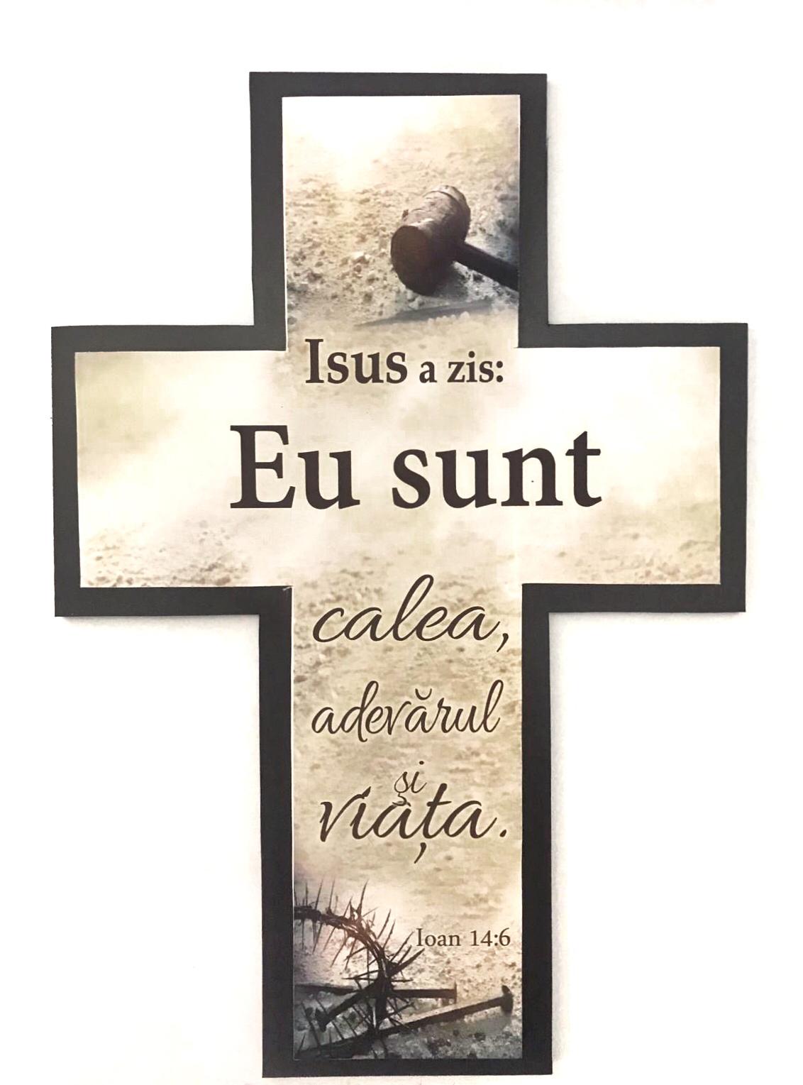 Decor cruce - Isus e calea, adevărul și viața-isaharus.ro