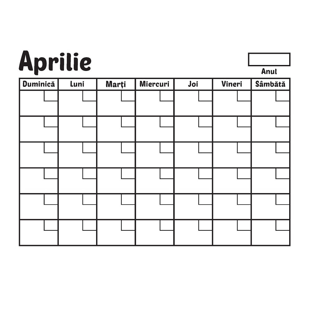Casă, dulce casă. Calendar de colorat